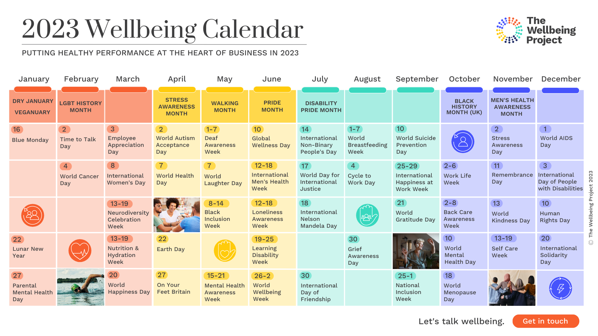 Wellbeing Calendar Download